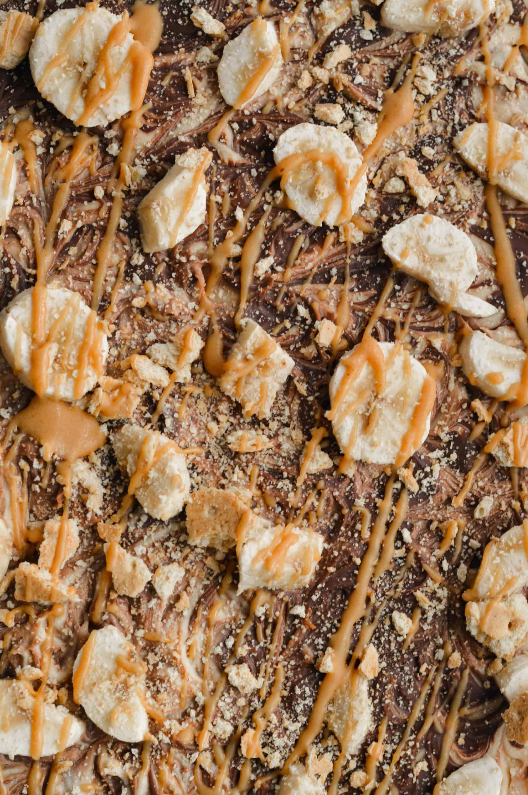 Super Easy Chunky Monkey Greek Yogurt Bark - Nourished by Nic