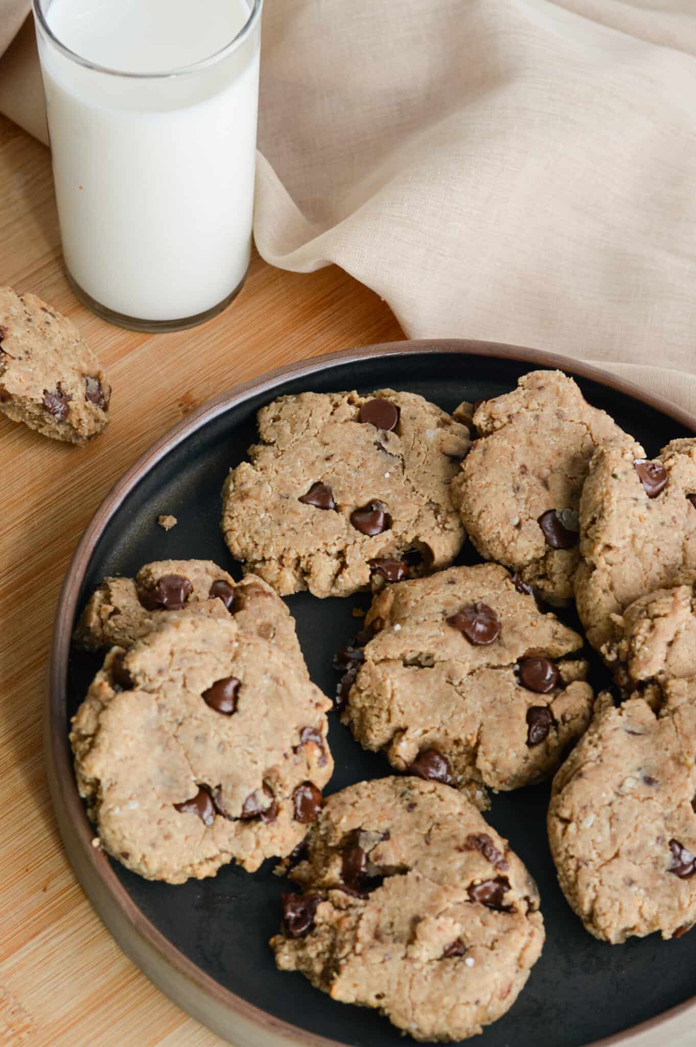 8 Ingredient Vegan Protein Cookies - Nourished by Nic