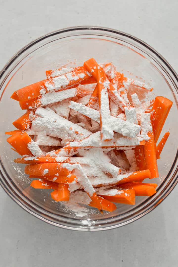 Air Fryer Carrot Fries (Easy + 20 Minutes) - Nourished by Nic
