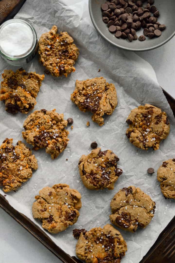 8-Ingredient Vegan Protein Cookies - Nourished by Nic
