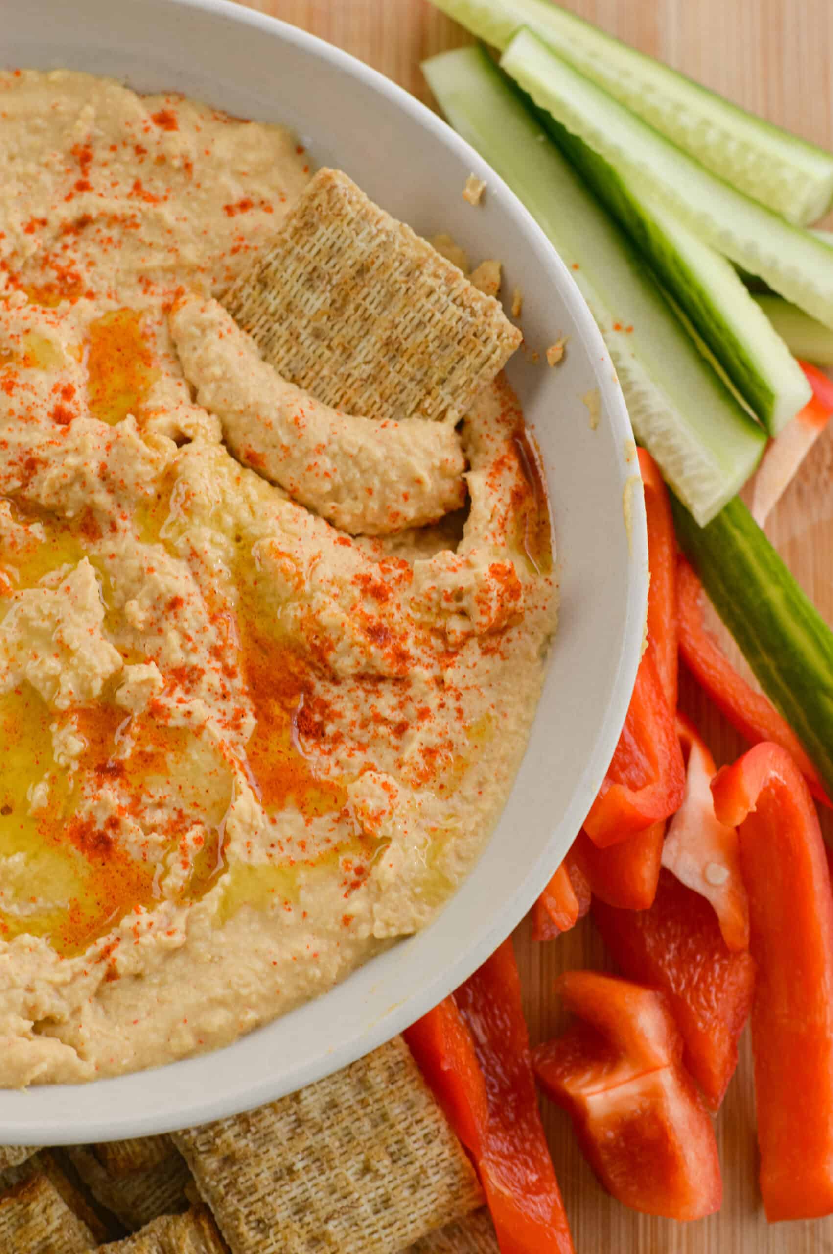 Super Easy Loaded Hummus - Nourished by Nic