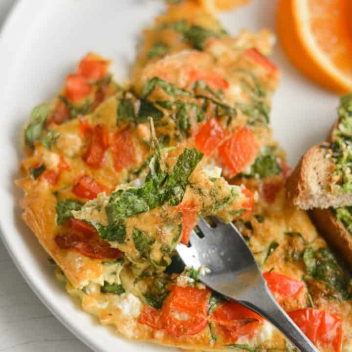 High Protein Peach Toast - Nourished by Nic