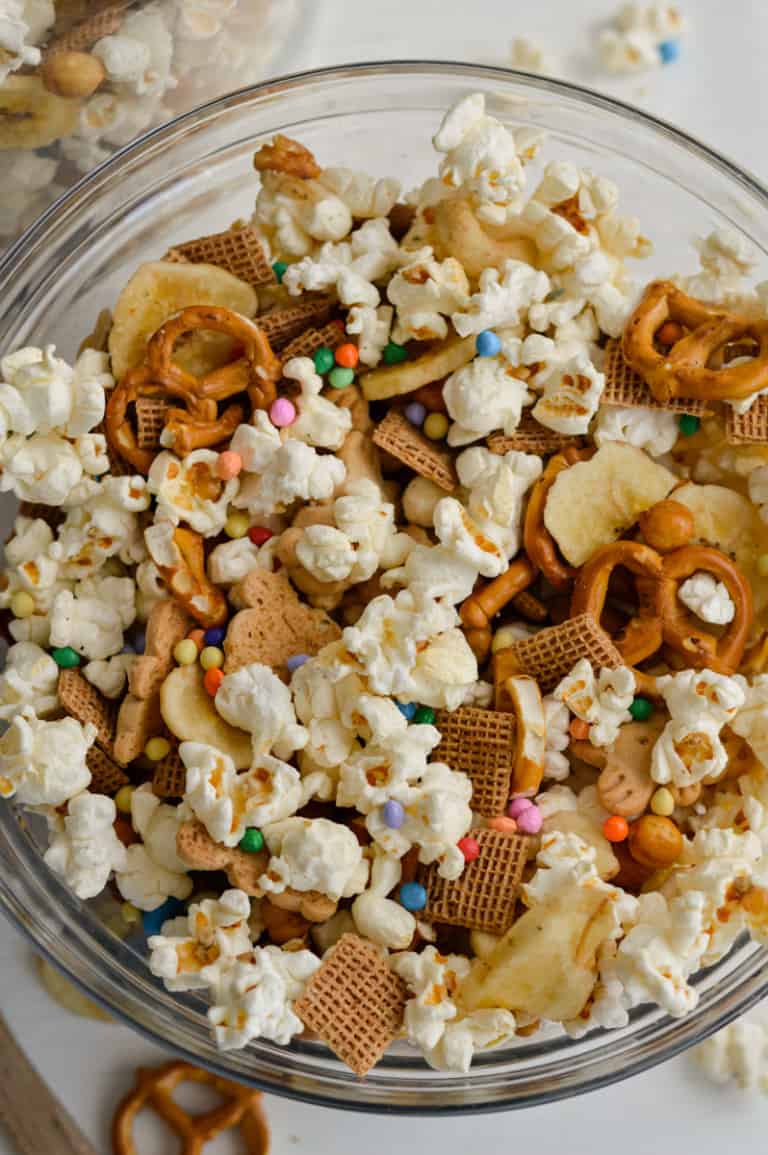 The Best Popcorn Trail Mix - Nourished by Nic