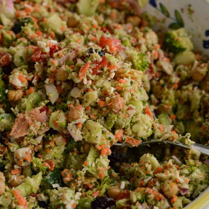 Homemade Kale Crunch Salad (Chick-Fil-A) - Nourished by Nic