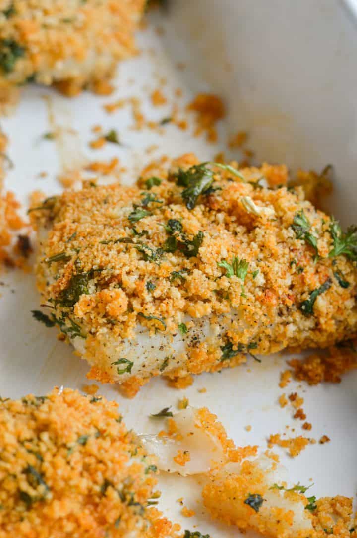 Baked Panko Crusted Cod - Nourished by Nic