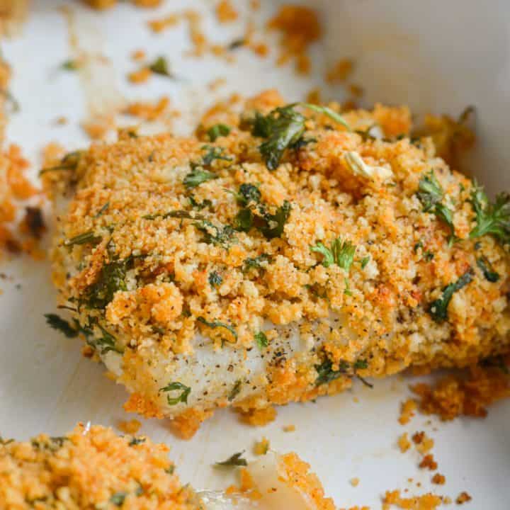 Baked Panko Crusted Cod - Nourished by Nic