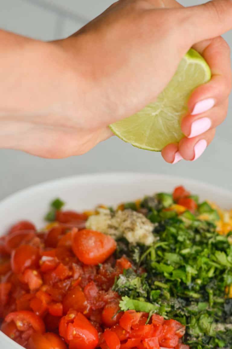 Easy Mango Corn Salsa - Nourished by Nic