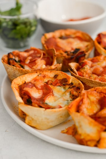 Muffin Tin Pizza Cups (Easy) - Nourished by Nic
