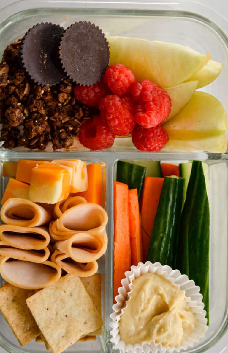 Easy Adult Lunchable Ideas For Work or School - Nourished by Nic