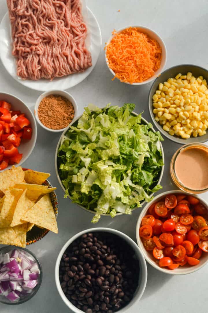 Nacho Salad - Nourished by Nic