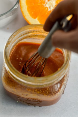 Sticky Orange Tofu - Nourished by Nic