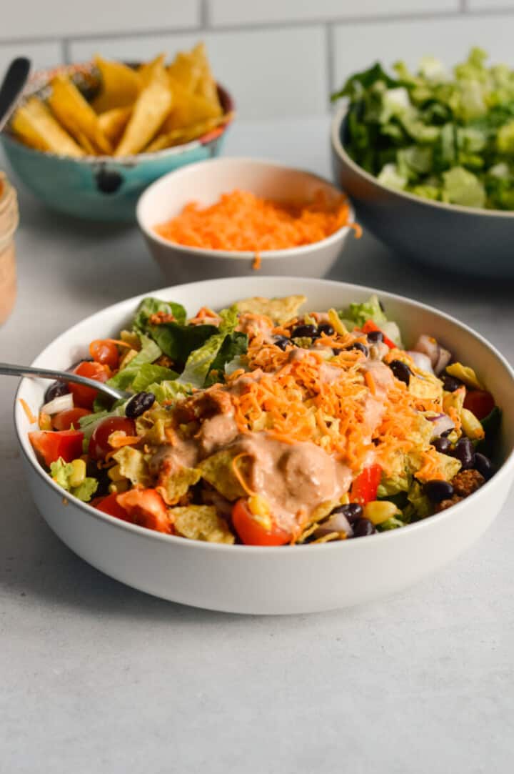 Nacho Salad - Nourished by Nic