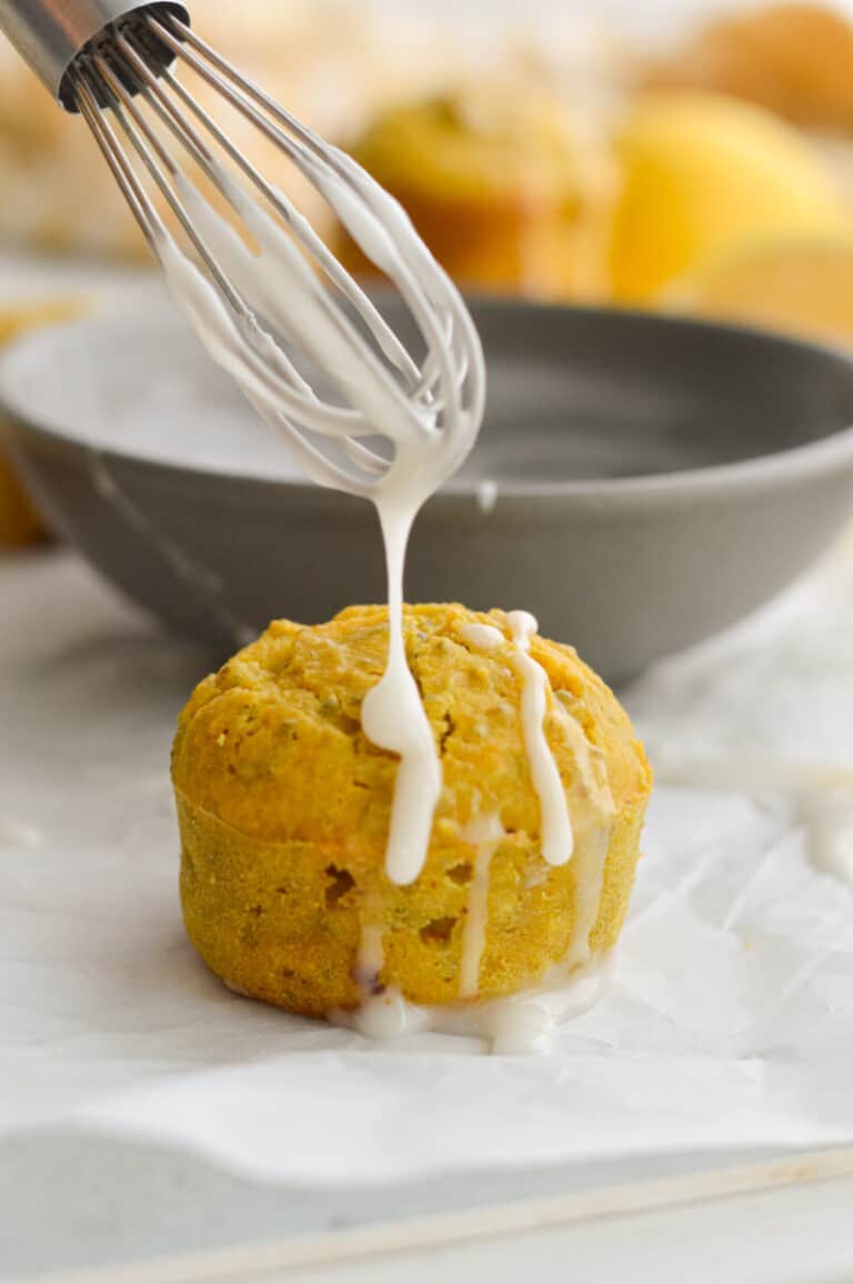 Healthy Lemon Drizzle Muffins - Nourished by Nic