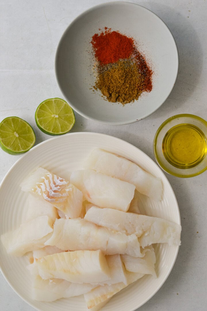 Fresh Fish Tacos with Mango Salsa - Nourished by Nic