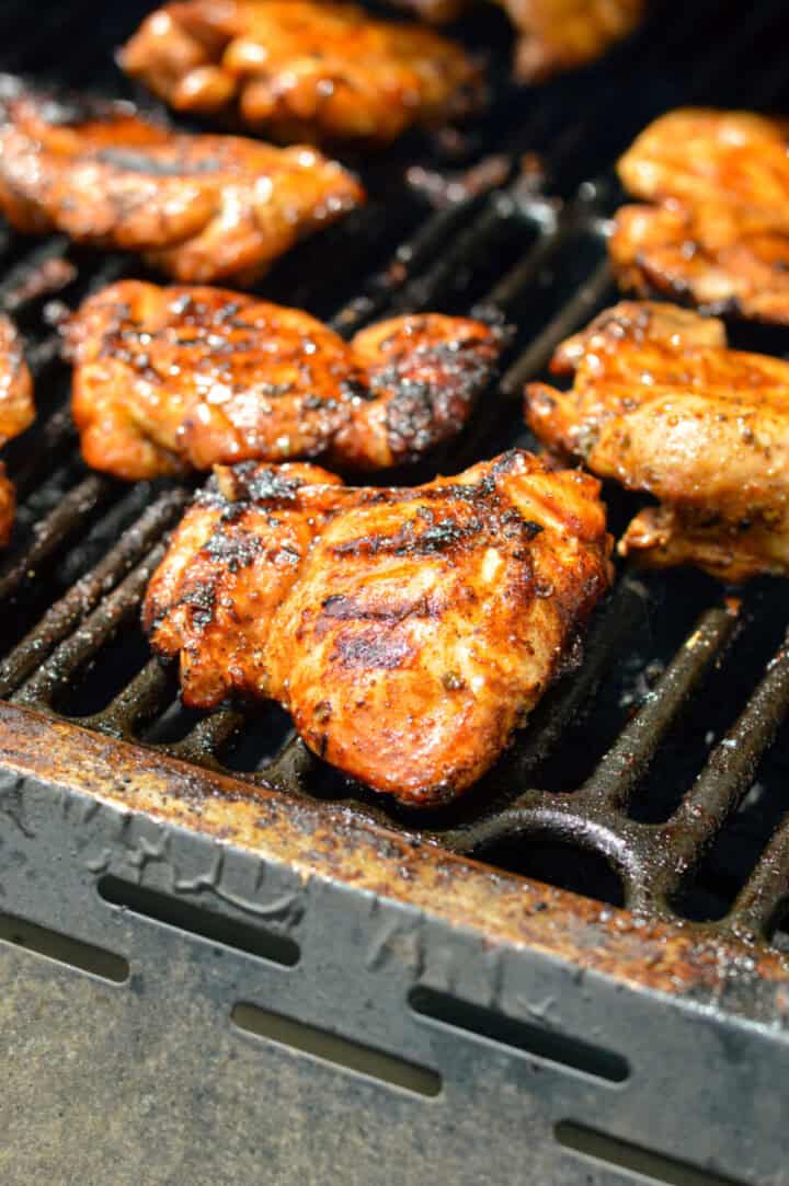 Grilled Boneless Chicken Thighs - Nourished by Nic