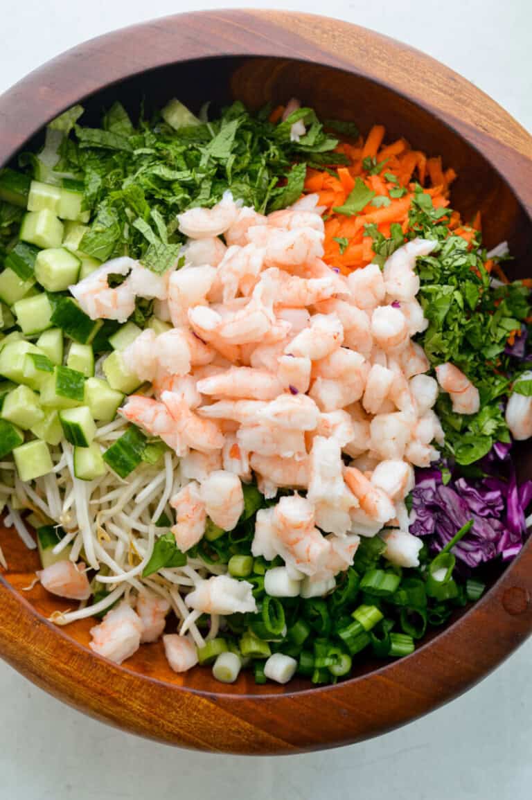 Thai Spring Roll Pasta Salad - Nourished by Nic