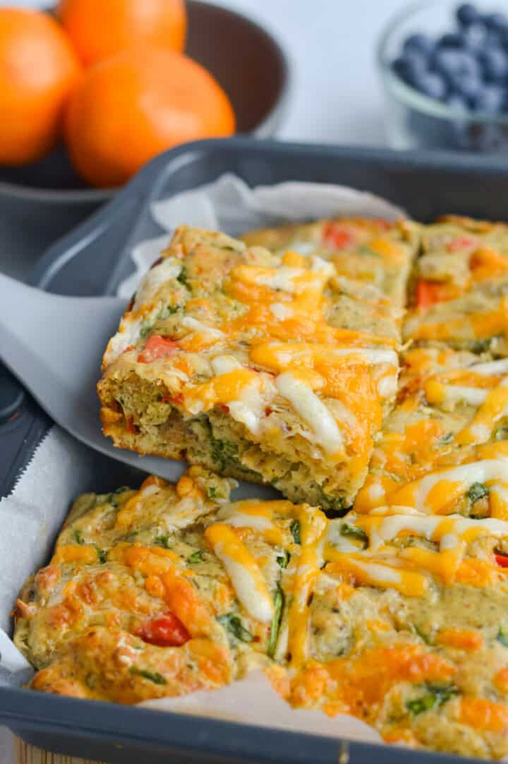 High Protein Egg Bars - Nourished by Nic