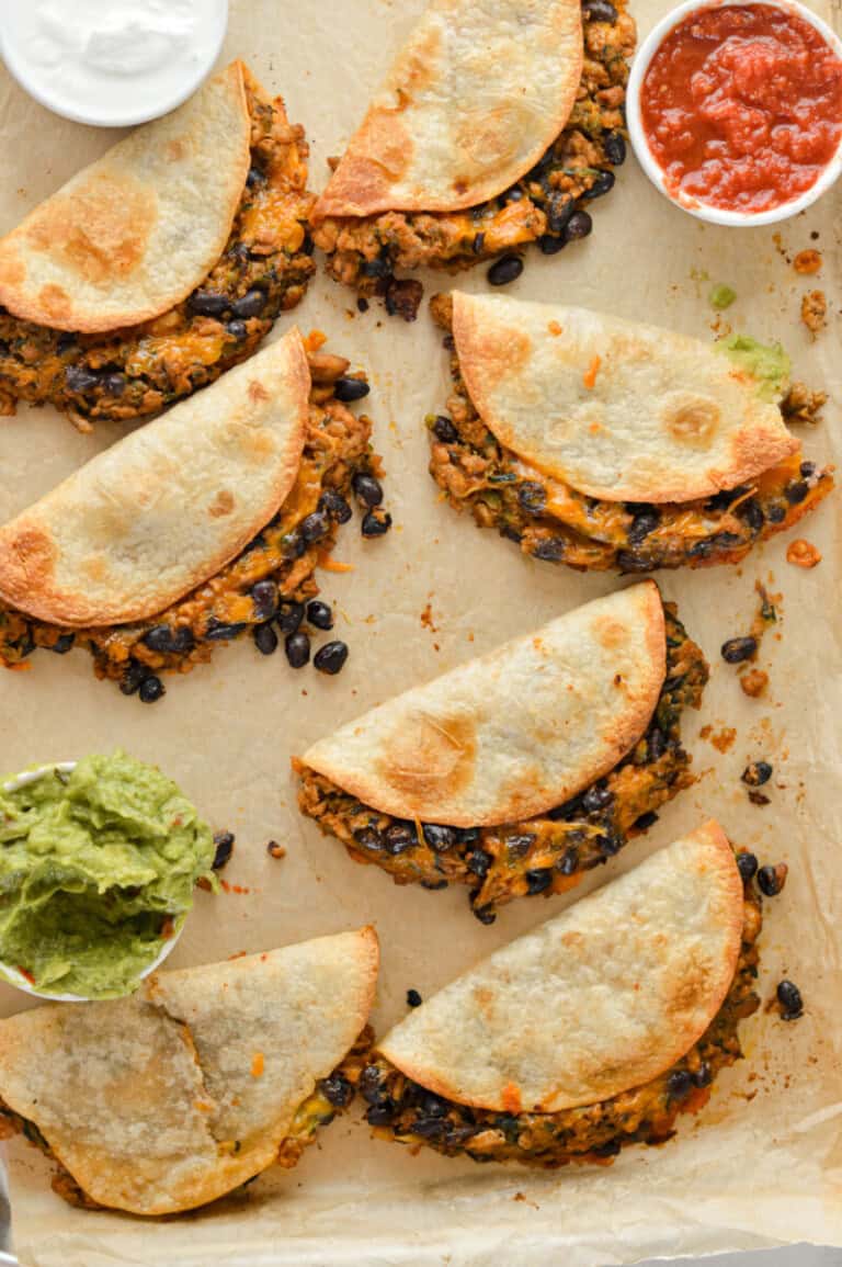 Crispy Baked Ground Chicken Tacos - Nourished by Nic