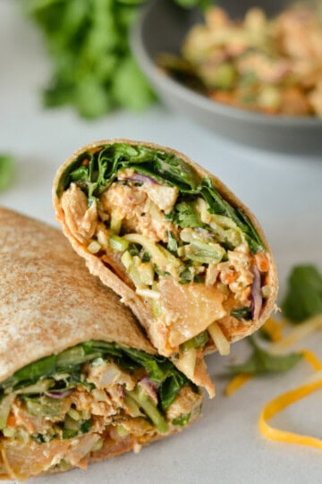 BBQ Grilled Chicken Wrap - Nourished by Nic
