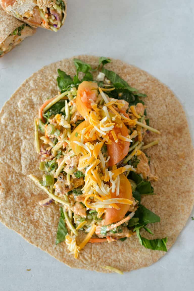 BBQ Grilled Chicken Wrap - Nourished by Nic