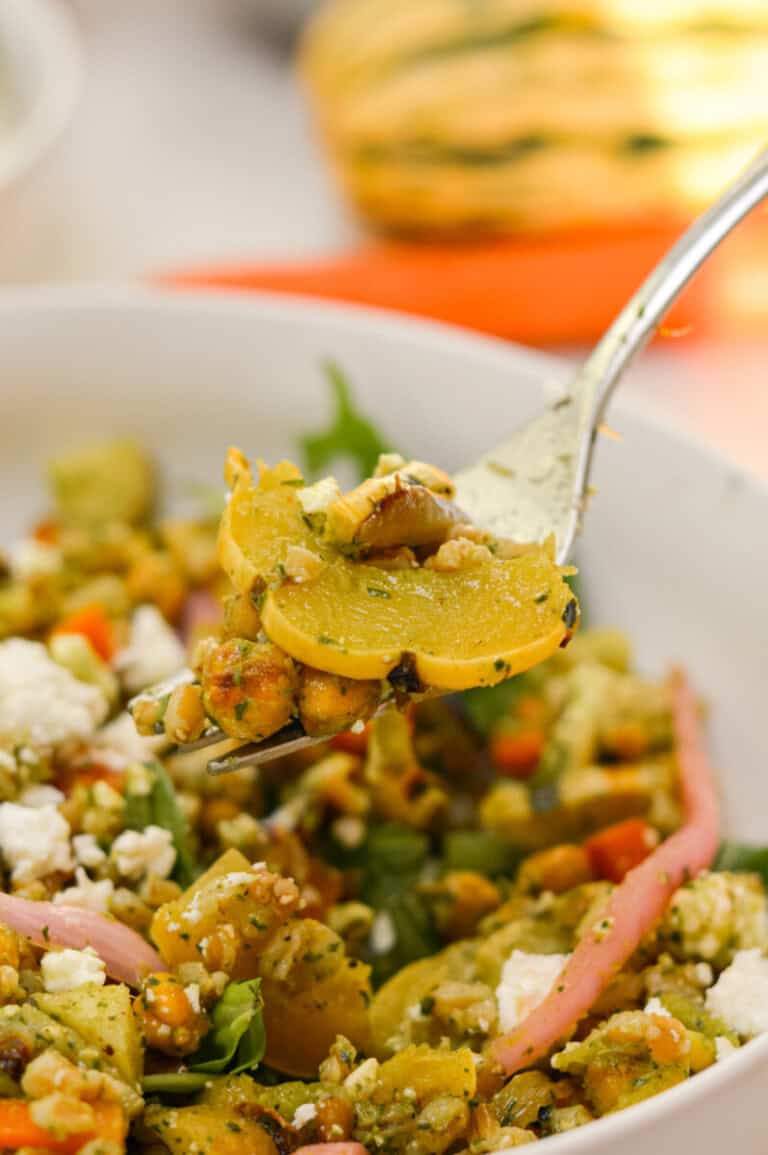 Warm Roasted Vegetable Salad - Nourished by Nic