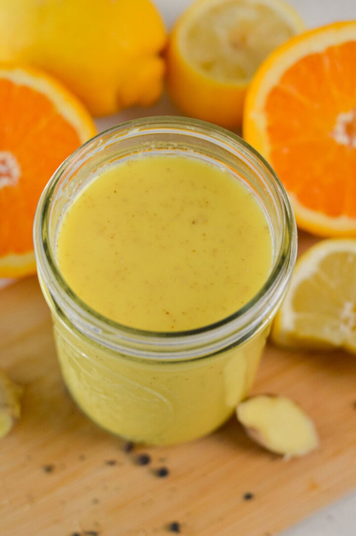 Homemade Lemon Ginger Turmeric Shots - Nourished by Nic