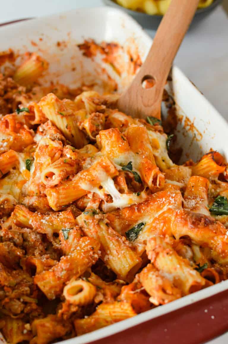 Sausage Pasta Bake - Nourished by Nic