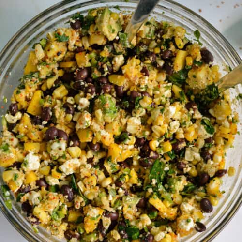 Black Bean Corn Salsa Dip - Nourished by Nic