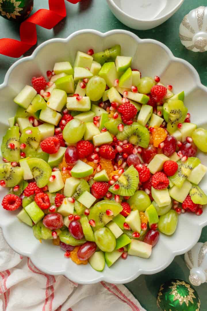 Christmas Fruit Salad - Nourished by Nic
