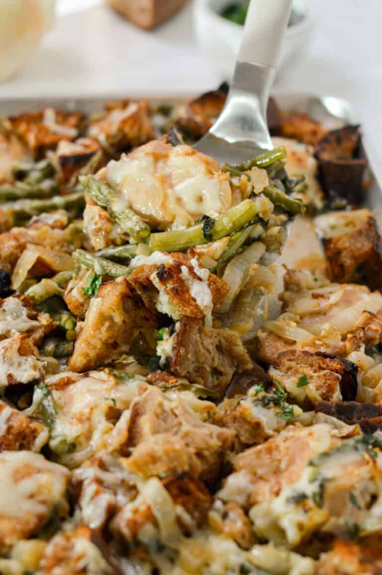 Sheet pan French Onion Soup Chicken - Nourished by Nic